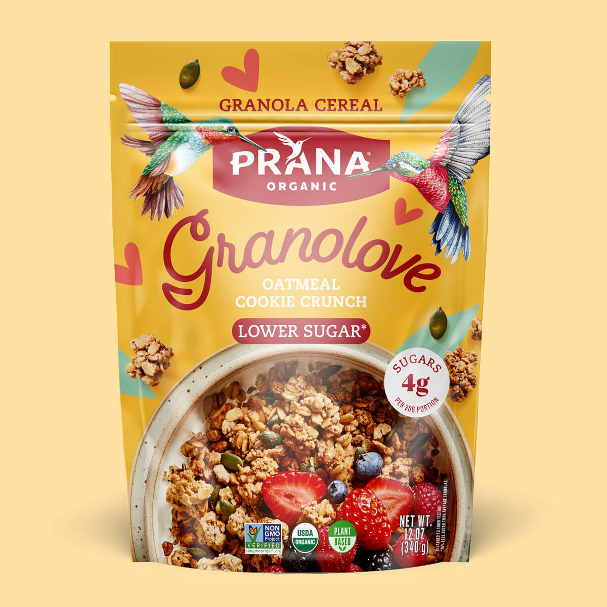 GRANOLOVE – Oatmeal Cookie Crunch Organic Granola – Prana Foods USA
