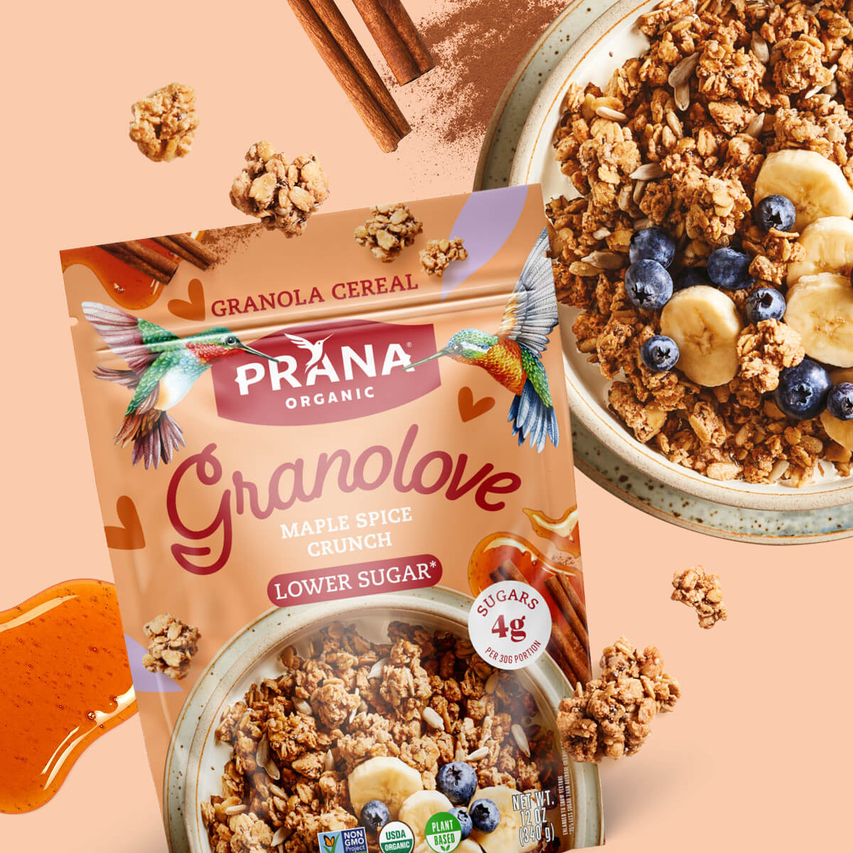 GRANOLOVE – Maple Spice Crunch Organic Granola – Prana Foods USA